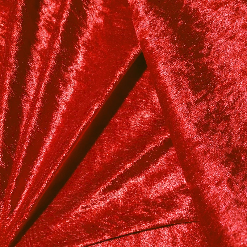 Red Velvet Dress - Etsy