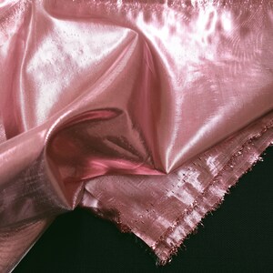 Metallic Pink Tissue Lame Fabric 60" by the Yard Shiny Lurex Paper ...