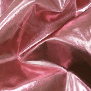 Metallic Pink Tissue Lame Fabric 60" by the Yard Shiny Lurex Paper ...