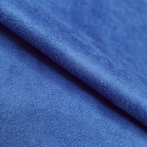 Royal Blue Suede Ultrasoft Upholstery Suede Fabric 58"" by the Yard ...