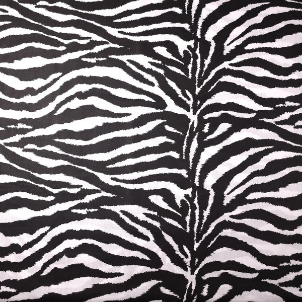 Zebra Print Fabric - Etsy