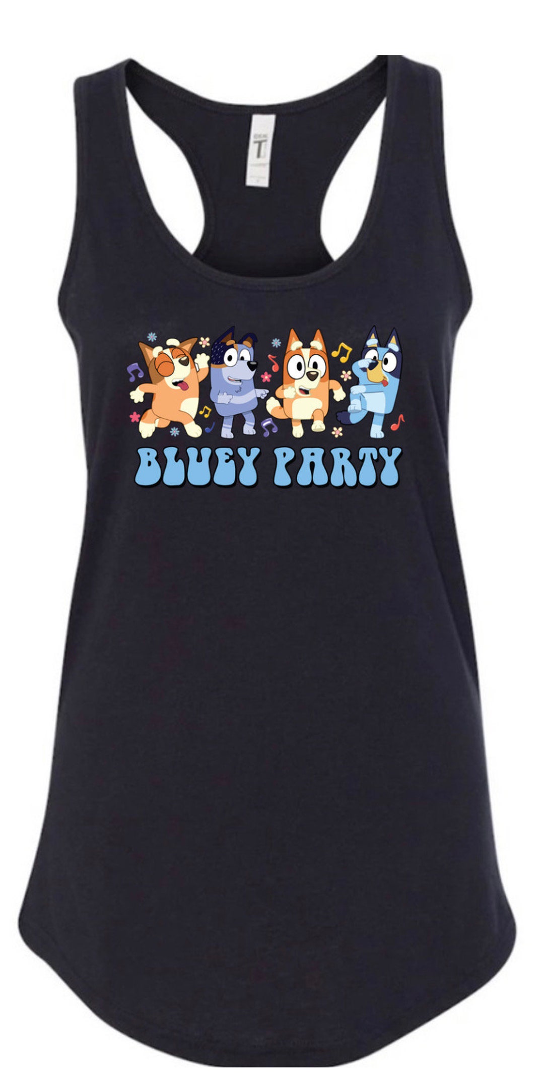 Bluey Party Razor Back Tank Top - Etsy