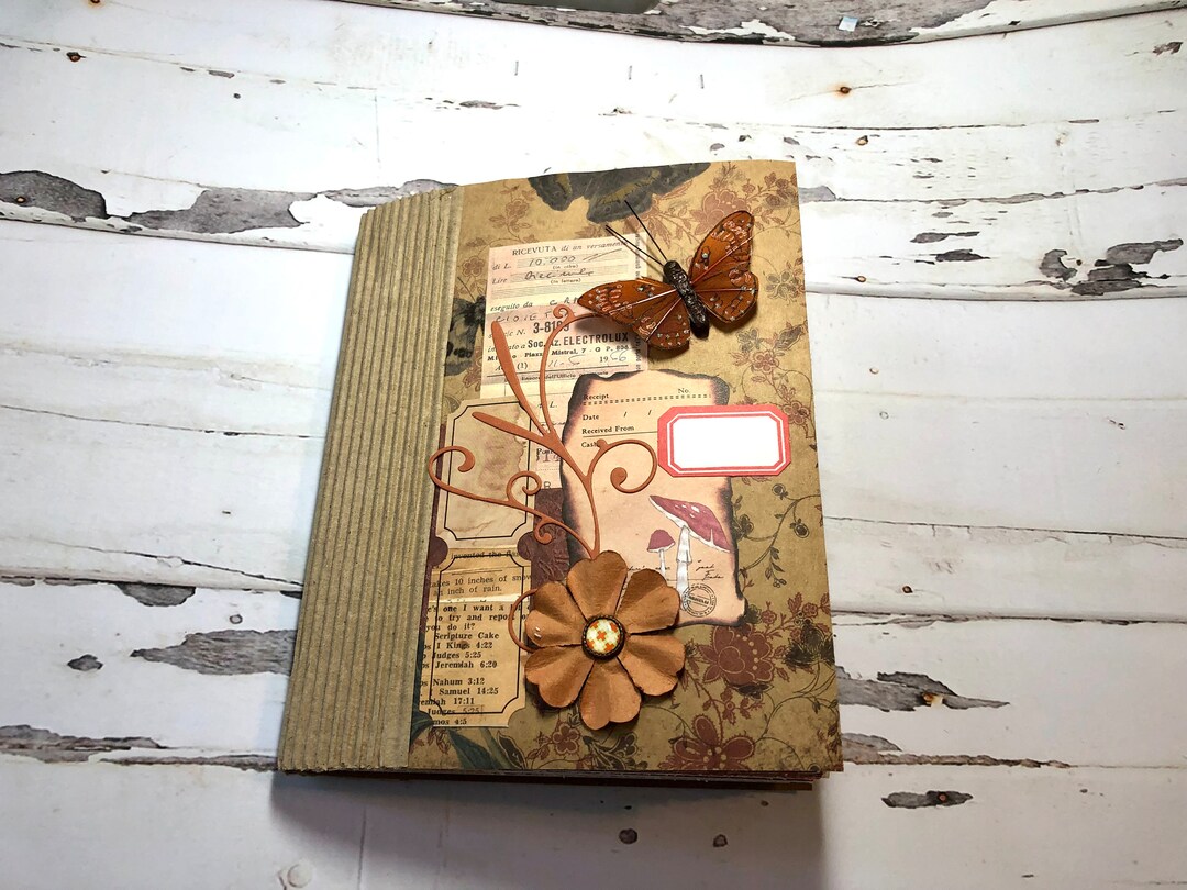 Vintage Style Tag Journal - Etsy