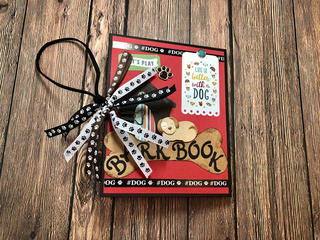 Bark Book Dog Scrapbook - Etsy