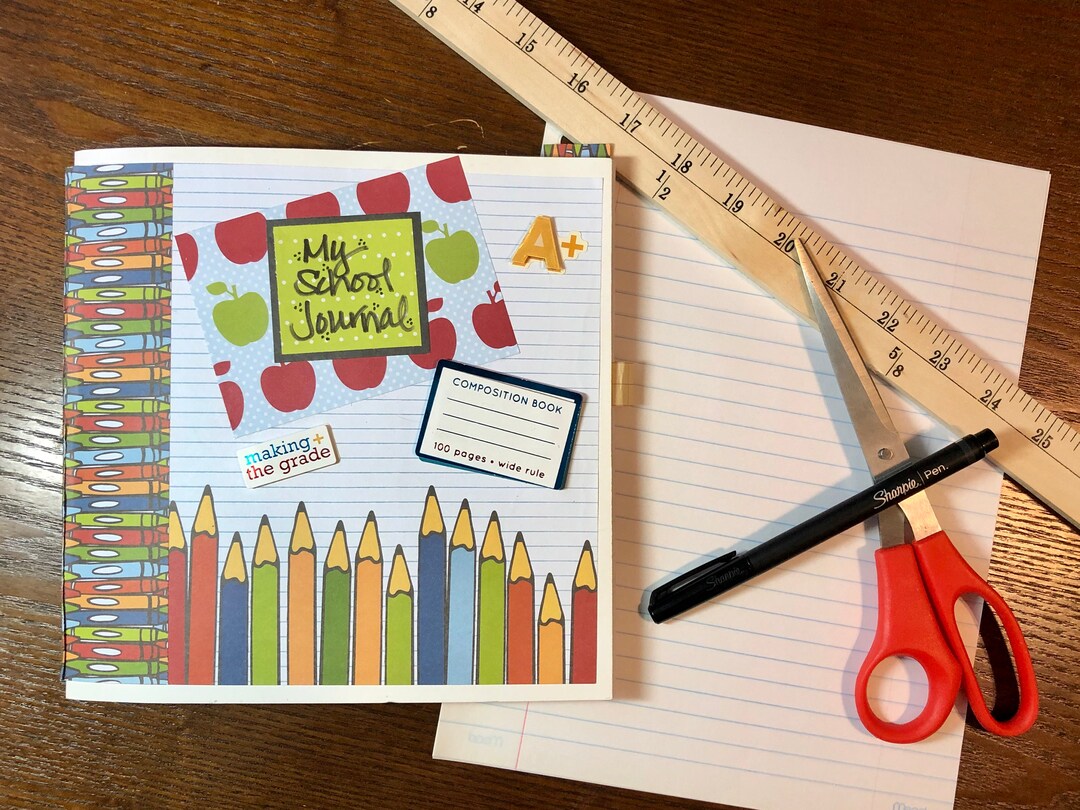 8” X 8” Back to School Junk Journal - Etsy