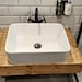 Wooden Wash Stand Rustic Vanity Shelf Basin Shelf Handmade Washstand ...