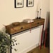 Slim Console Table With Drawers - Radiator Shelf Depth 20cm - Modern ...