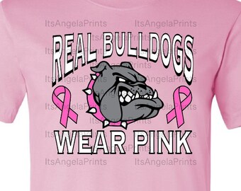 Bulldogs Pink Out - Etsy