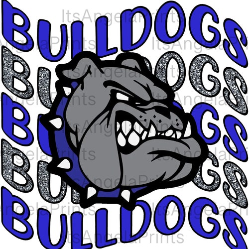 Bulldogs Typography PNG - Etsy