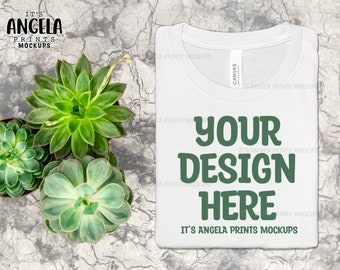 Gildan 5000 White Shirt Flat Lay Mockup Simple Aesthetic - Etsy