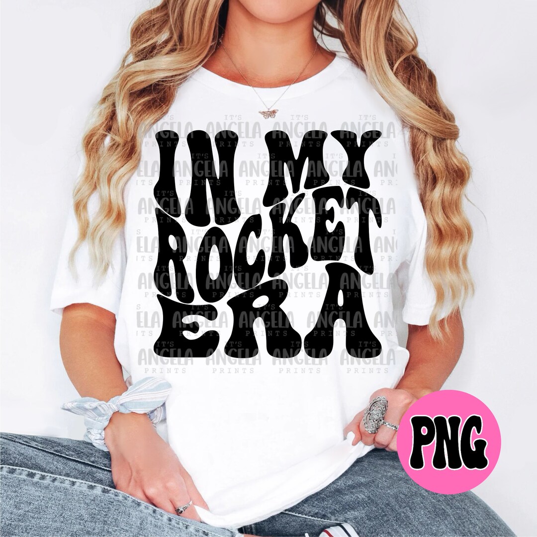 PNG in My Rocket Era School Spirit Mascot Groovy Preppy Retro Wavy ...