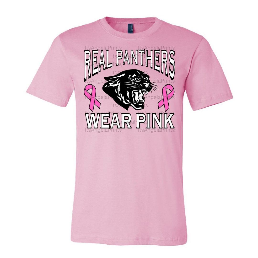 Real Panthers Wear Pink Panther Pink Out Breast Cancer - Etsy