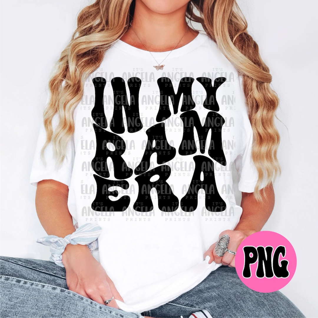 PNG in My Ram Era School Spirit Mascot Groovy Preppy Retro Wavy Teacher ...
