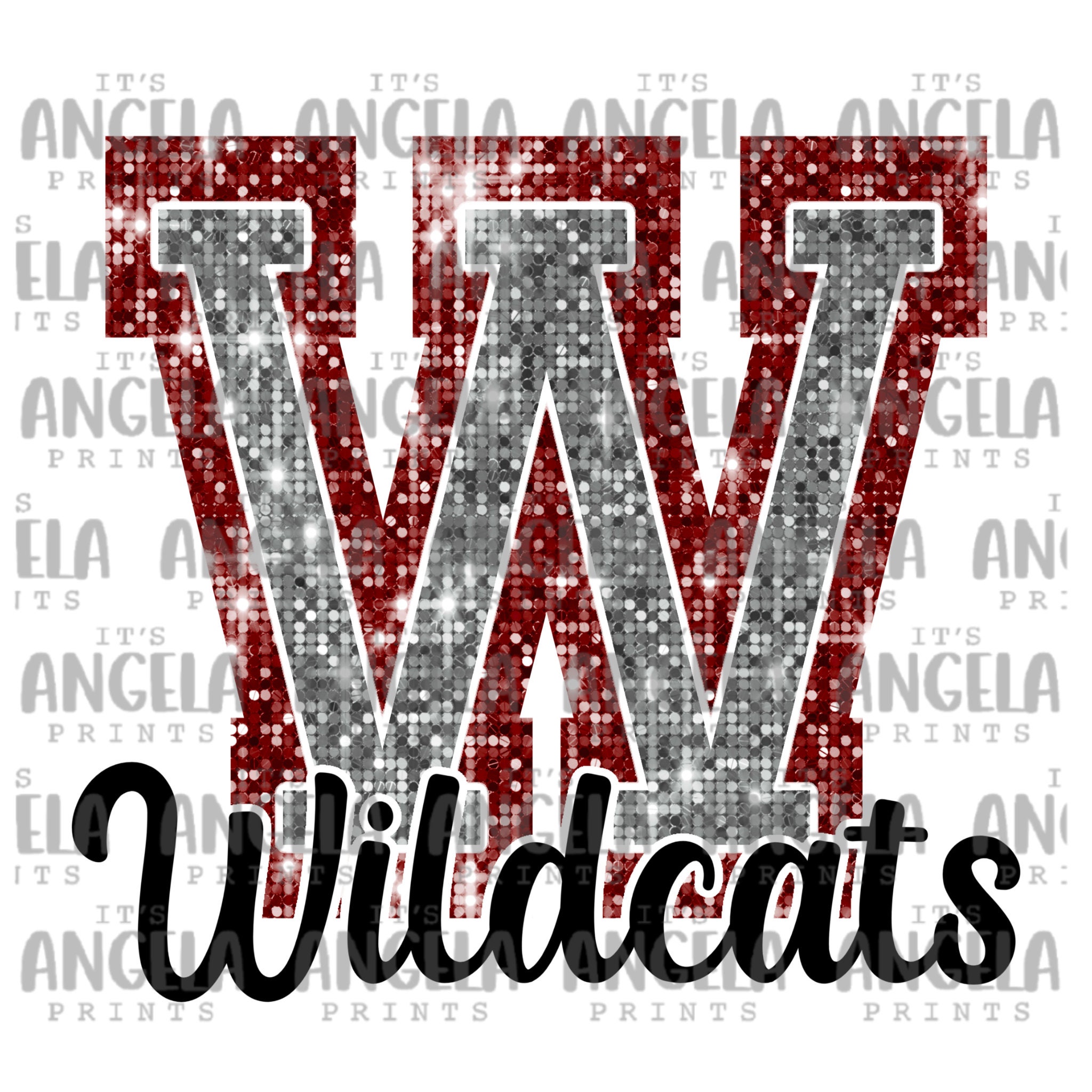 Maroon Wildcats Logo