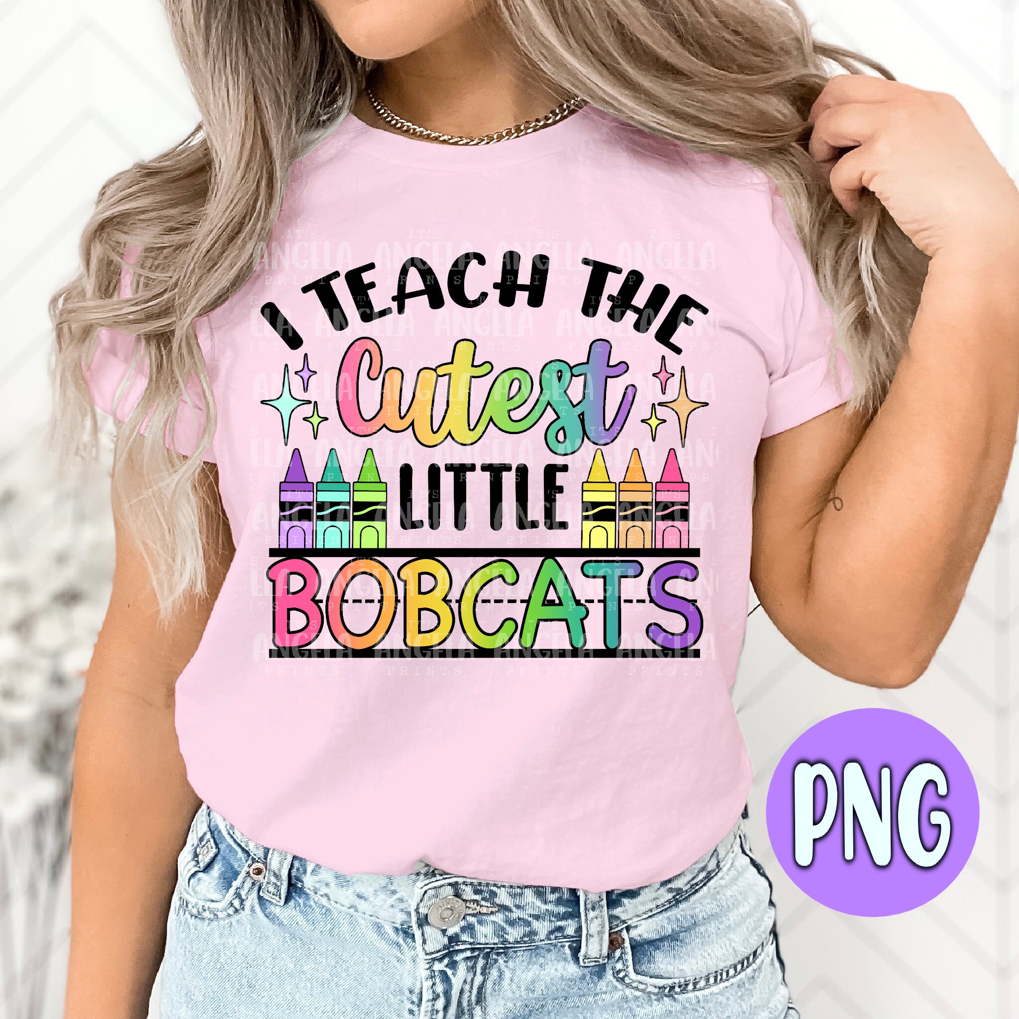 PNG Bobcats Teacher School Mascot Elementary Pre K Kinder 1st - Etsy