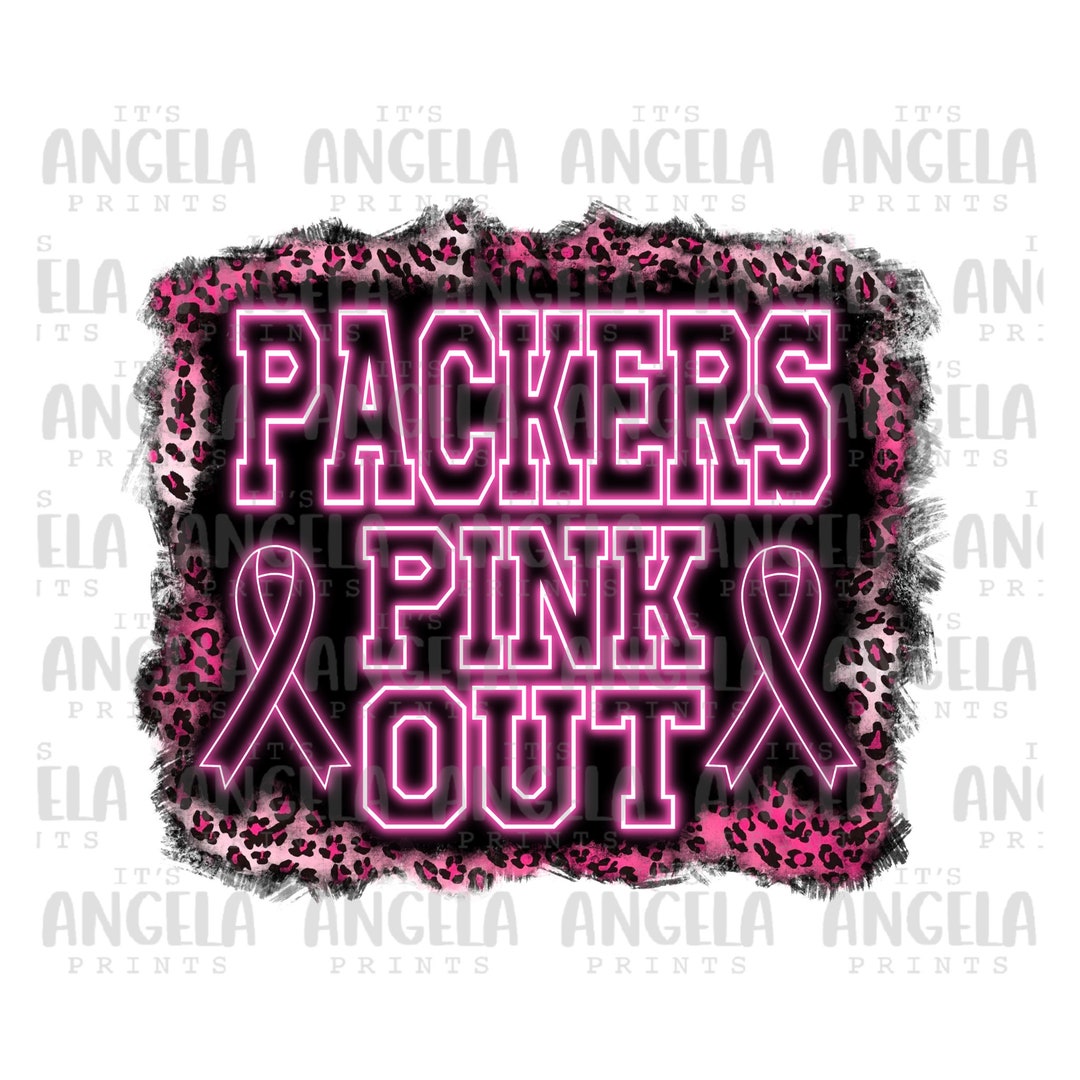 PNG Packers Pink Out Neon Lights Breast Cancer Awareness School Spirit ...