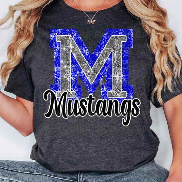 Mustangs Football Svg - Etsy