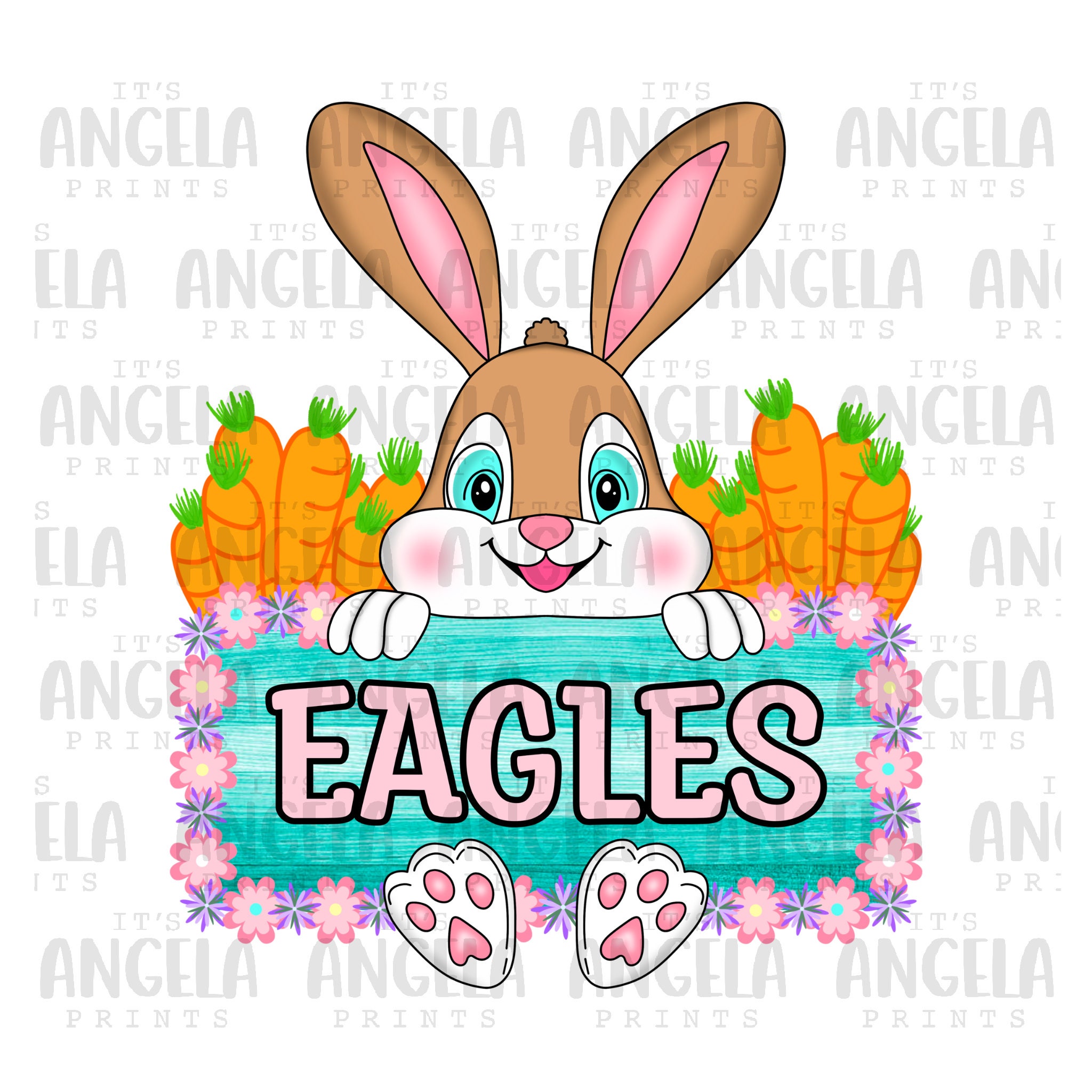 PNG Eagles Easter April Spring Bunny Flowers Mascot School - Etsy