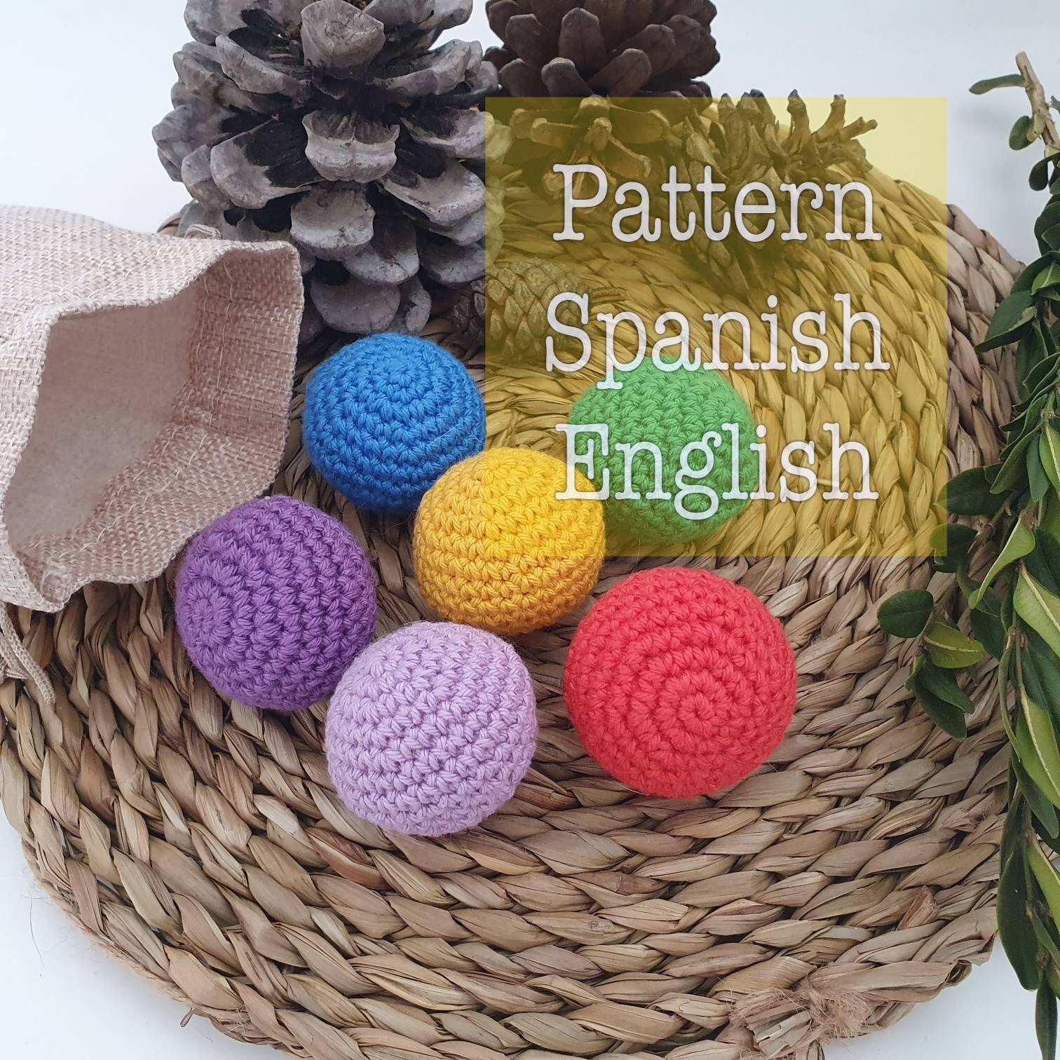 Crochet Montessori Pattern Musical Shaker , Cute Sensorial Ball ...