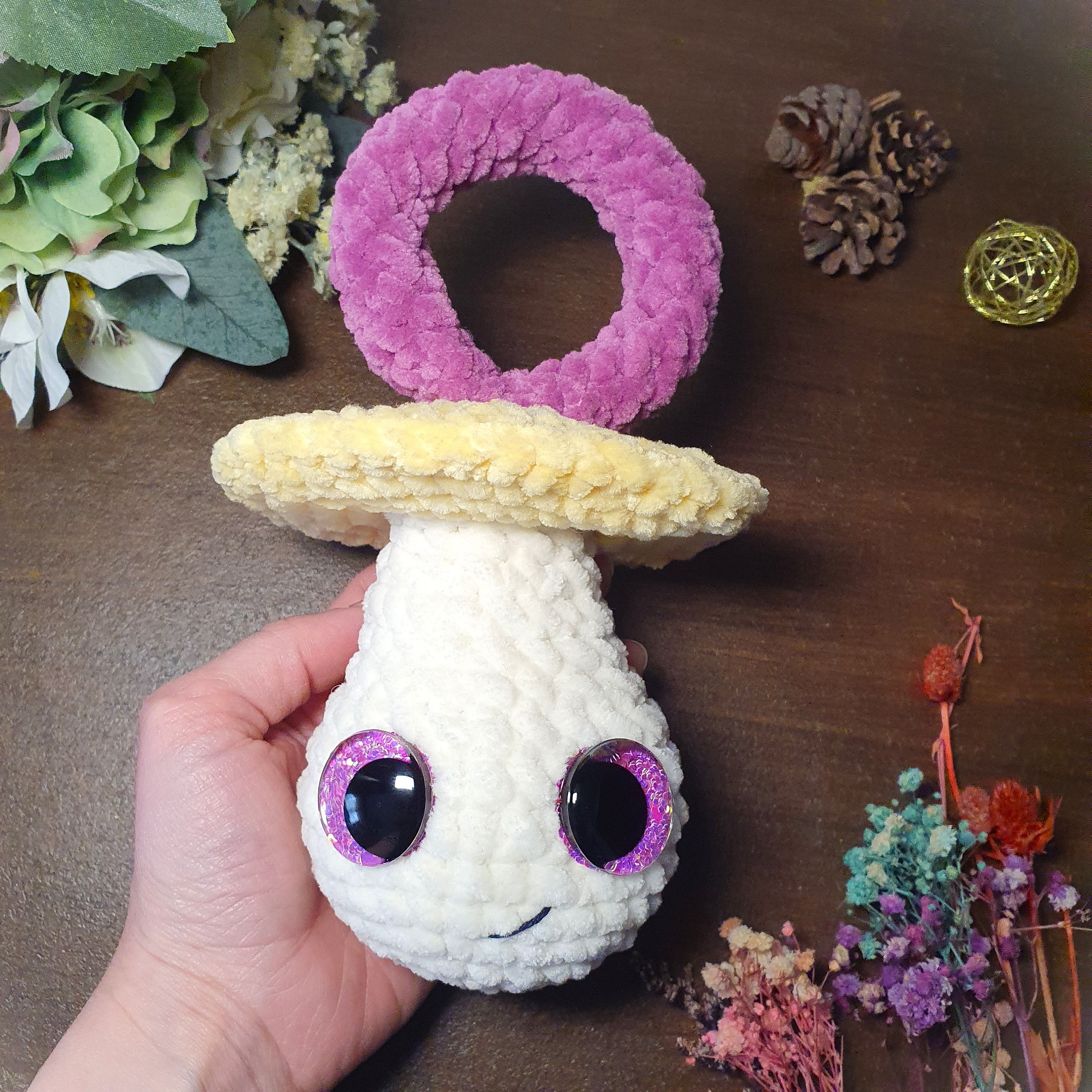 Crochet Pacifier Plush Pattern: Adorable DIY Baby Toy - Etsy