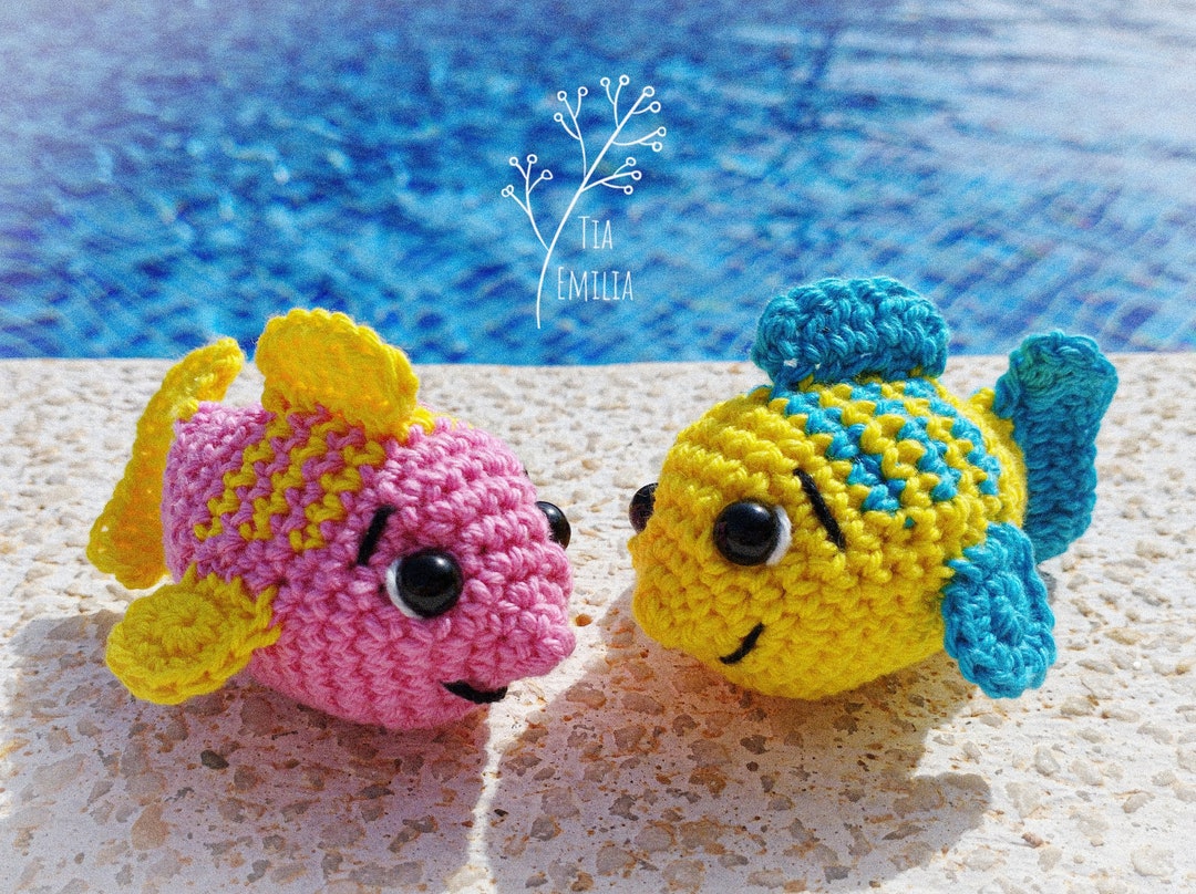 Colorful Crochet Fish Pattern: DIY Amigurumi Tutorial for Fun , Instant ...