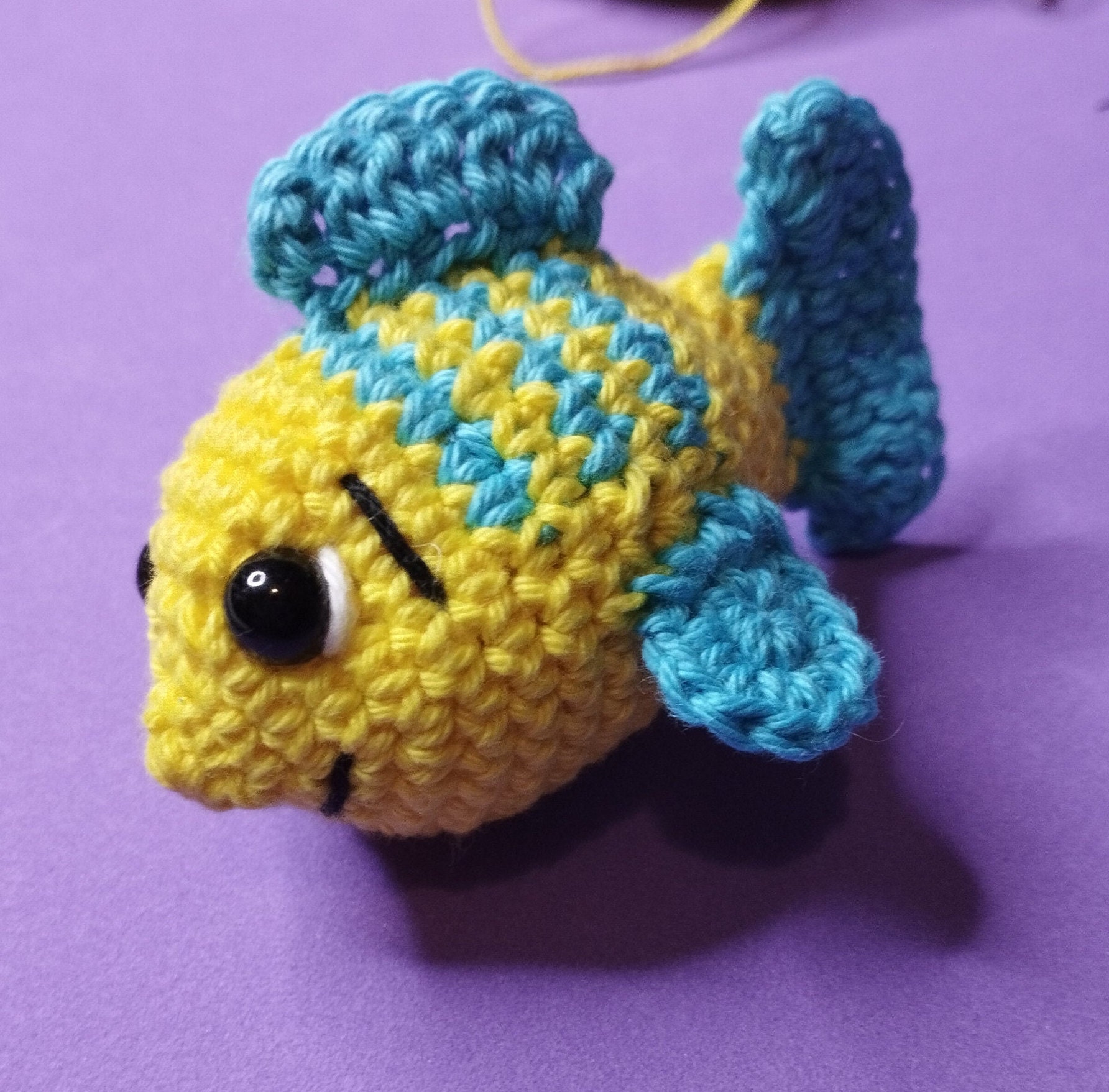 Colorful Crochet Fish Pattern: DIY Amigurumi Tutorial for Fun , Instant ...