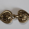 Vintage Heavy Duty Bulky Gold Metal Frog Closure / READ DESCRIPTION ...