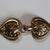 Vintage Heavy Duty Bulky Gold Metal Frog Closure / READ DESCRIPTION ...