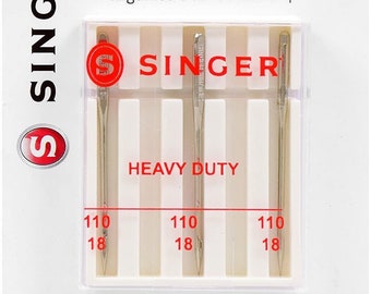 50 Needles Singer Sewing Machine Needles, 2020 Sizes 9,11,14,16,18 - Etsy