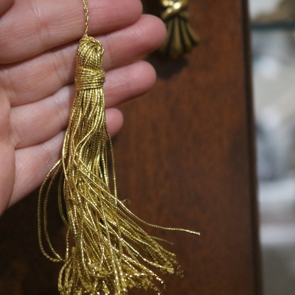 Metallic Tassels - Etsy