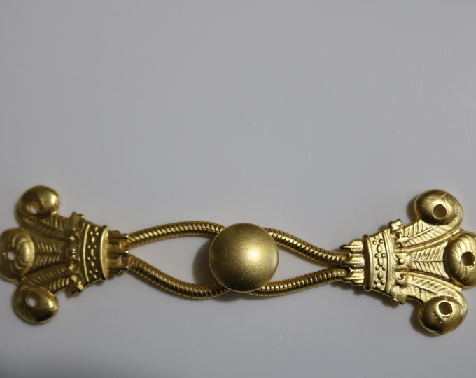 Vintage European Gold Metal Frog Closure / Sewing Closure , Belt ...