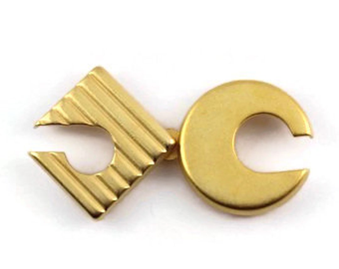 Vintage European Gold Metal Frog Closure / Sewing Closure , Gold Buckle ...