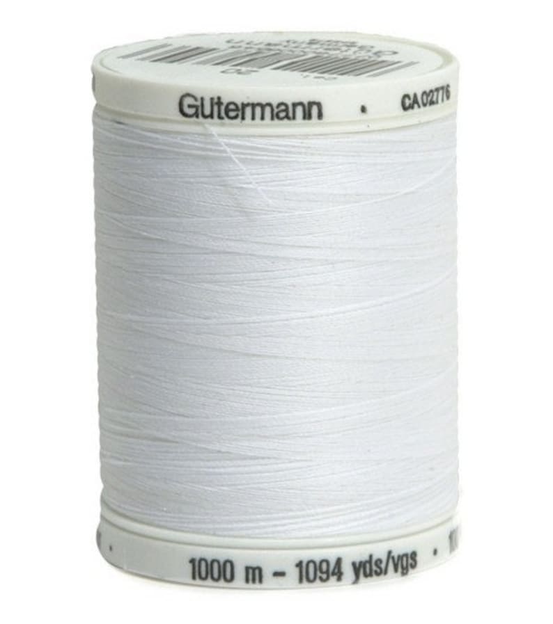 Gutermann Sew-all Thread 1000 Meter / 1094 Yards- White / Gutermann ...
