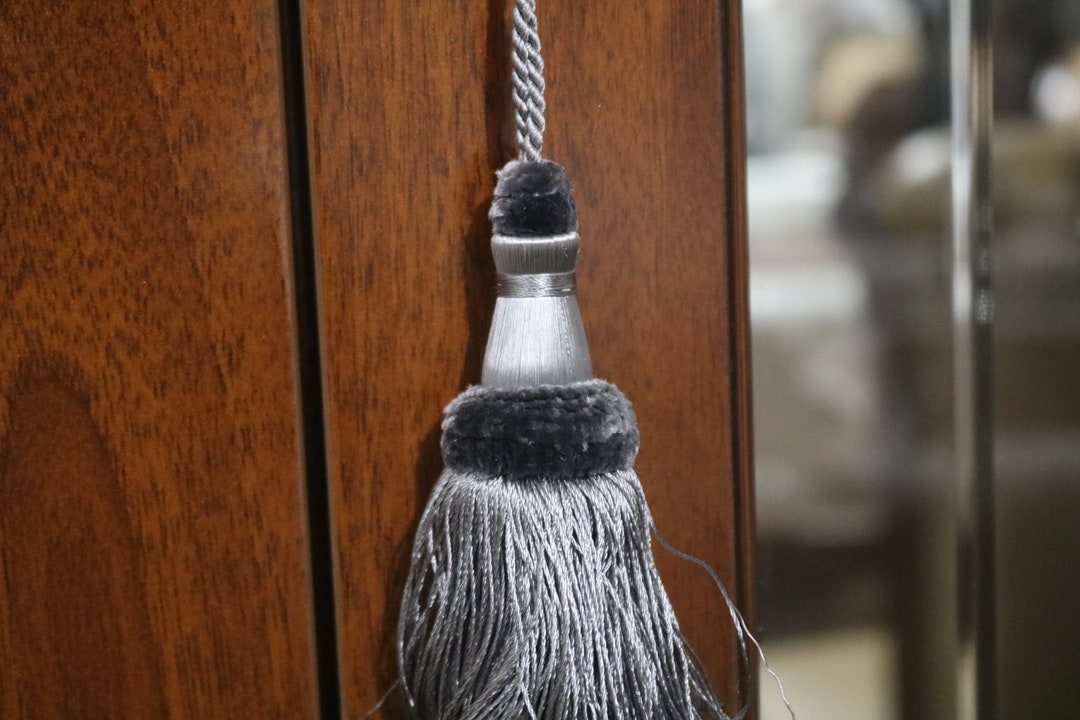 Grey Key Tassel , Vintage Key Tassel , Made in Germany , Furniture ...