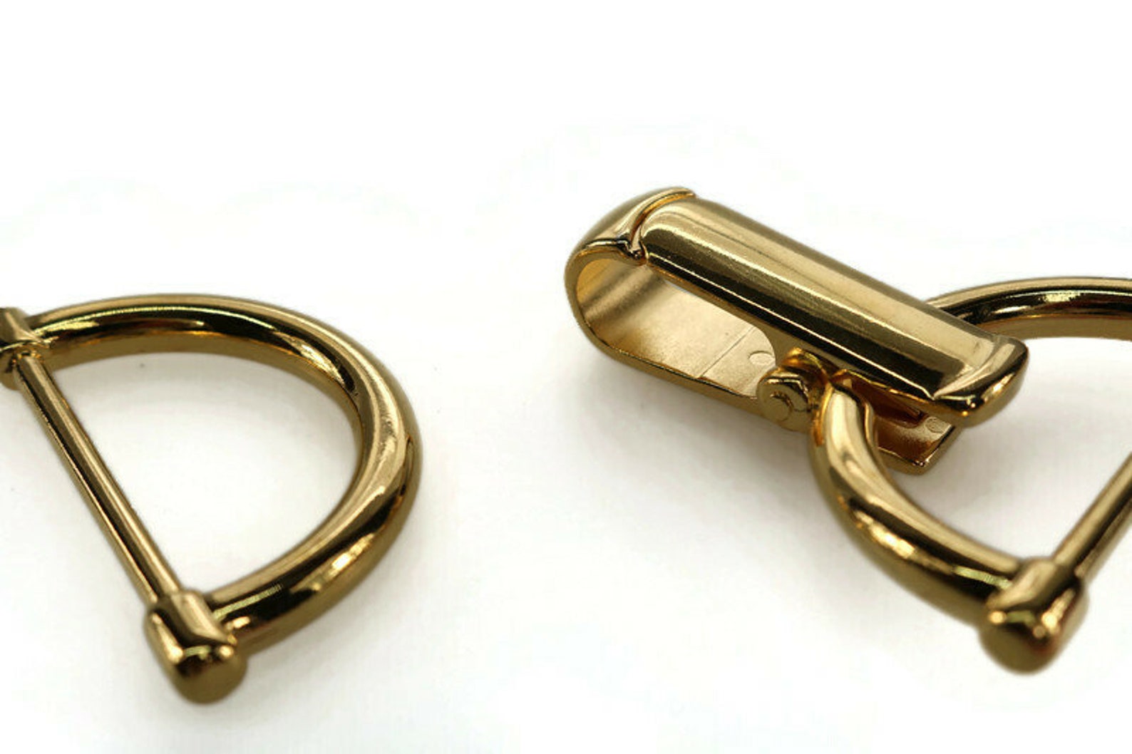 Vintage heavy duty Gold metal closure clasp / Buckle closure / | Etsy