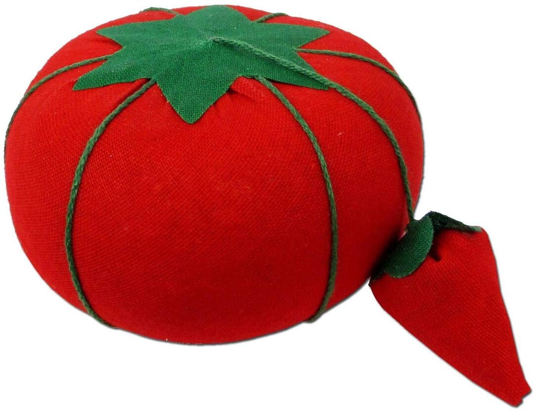 Dritz Tomato Pin Cushion for Sewing, Sewing Pin Caddy, Sewing Cushion ...