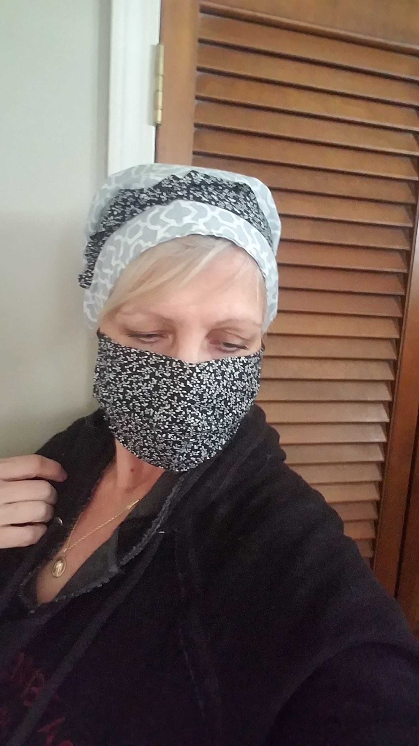 Made in USA, PPE Bundle, Face Mask Bouffant Scrub Cap, Polycotton ...