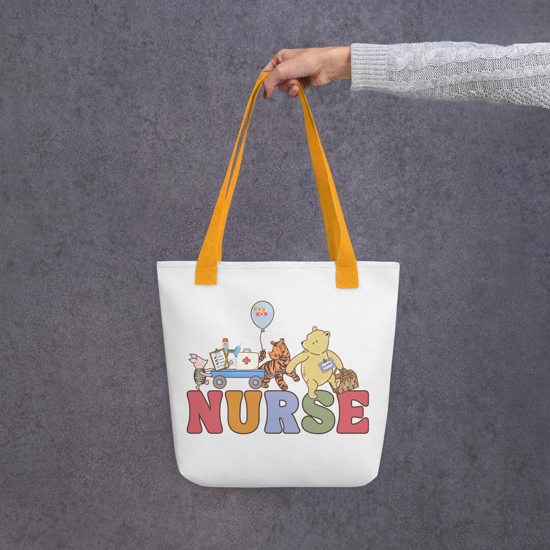 Winnie the Pooh Nurse Tote Bag, Classic Pooh Bear Peds Nurse ...