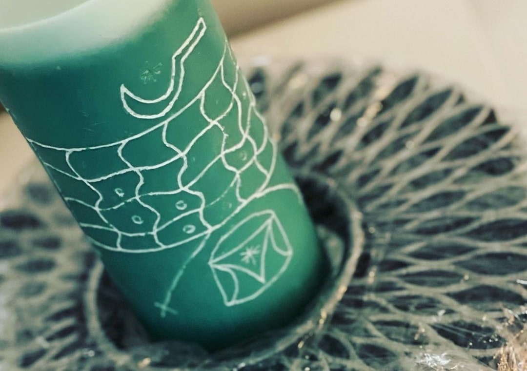 Kouzen Zaka Vèvè Candle - Etsy