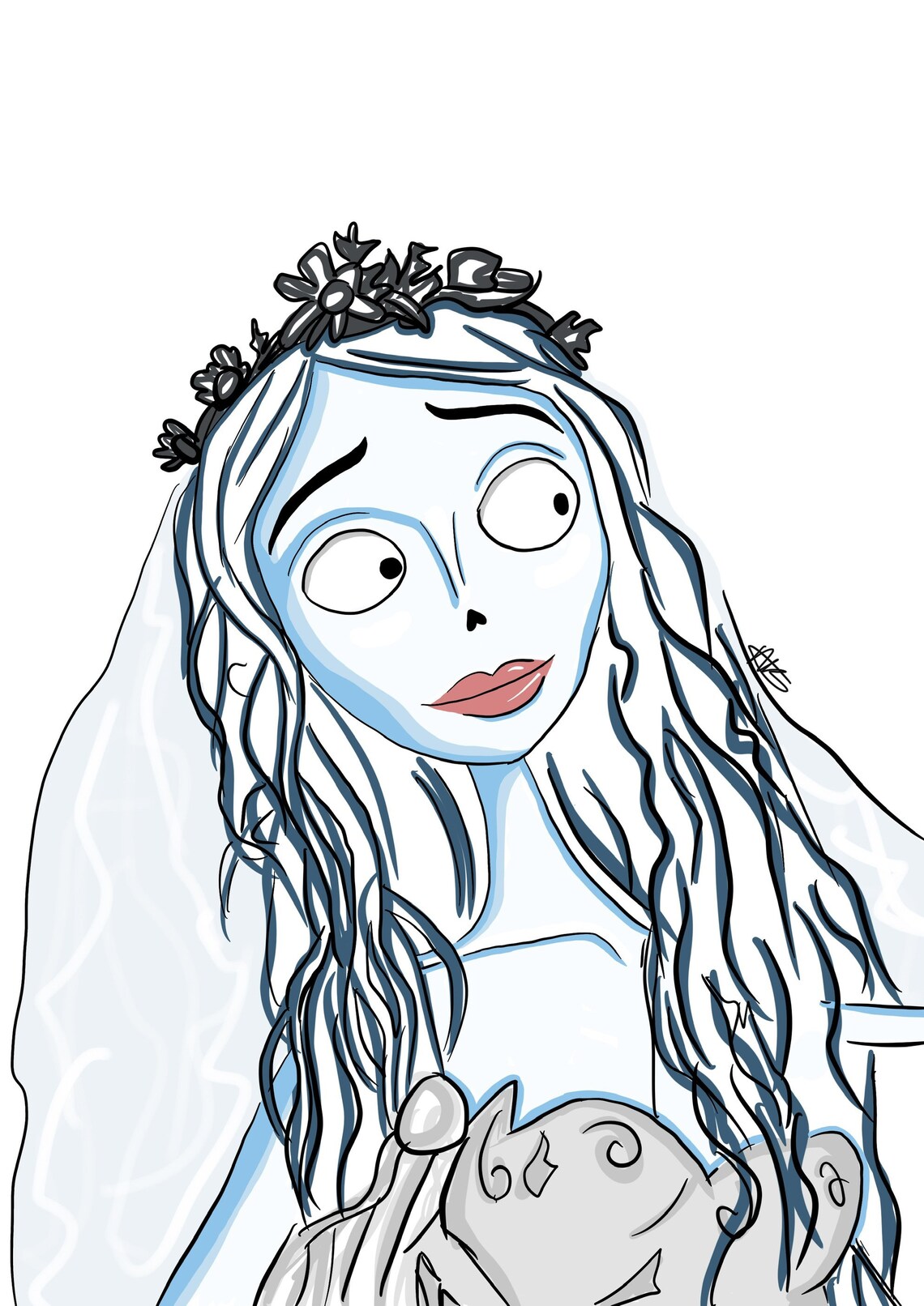 Corpse Bride Graphic Print Digital | Etsy