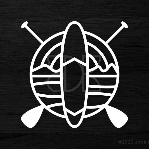 Paddle Decal - Etsy