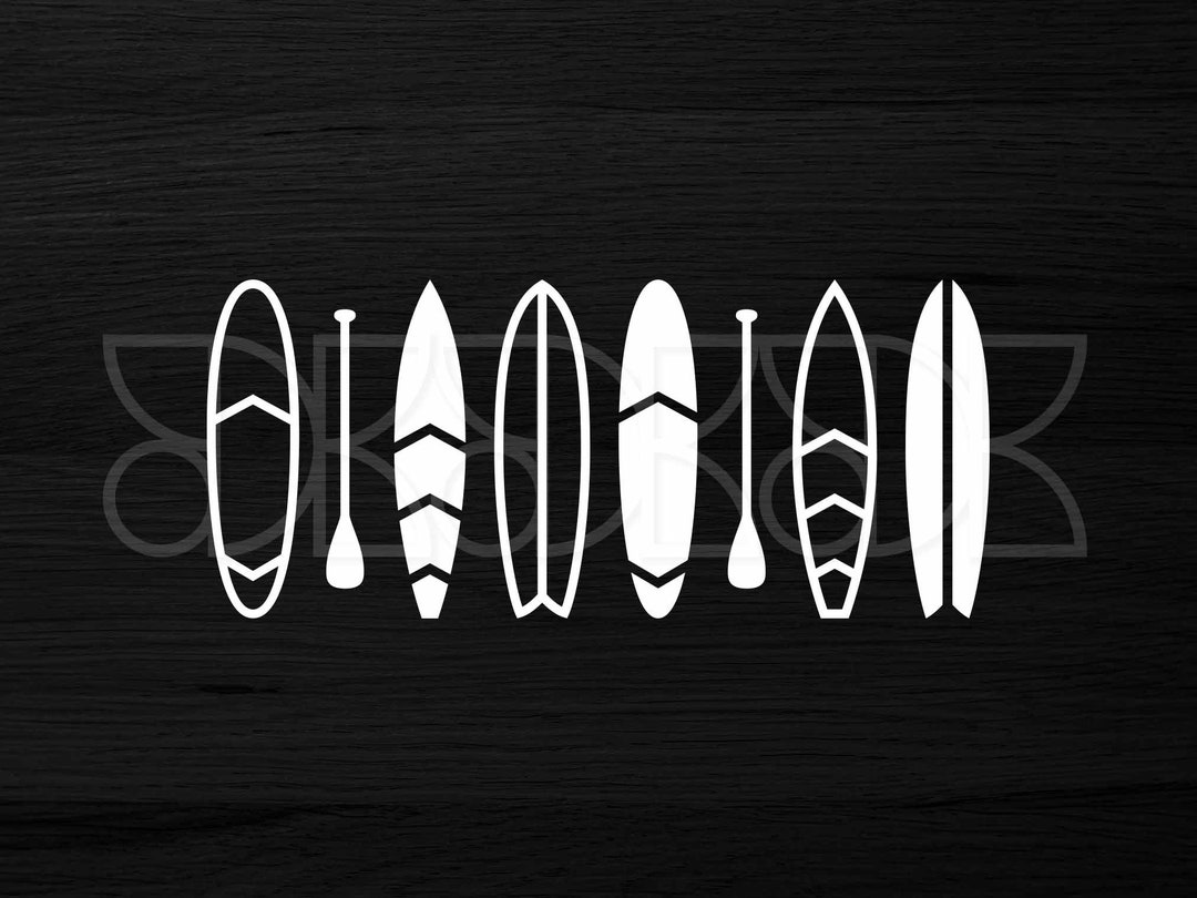 Paddle Board Surfboard Vinyl Decal Sticker LARGE Surf SUP Stand up ...