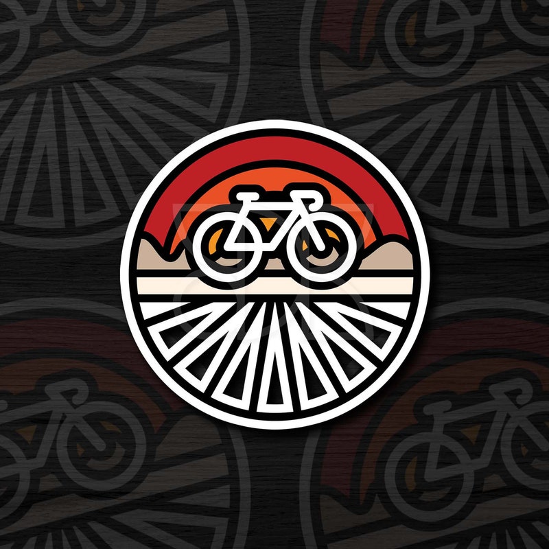 Bicycle Wheel Stickers - Etsy