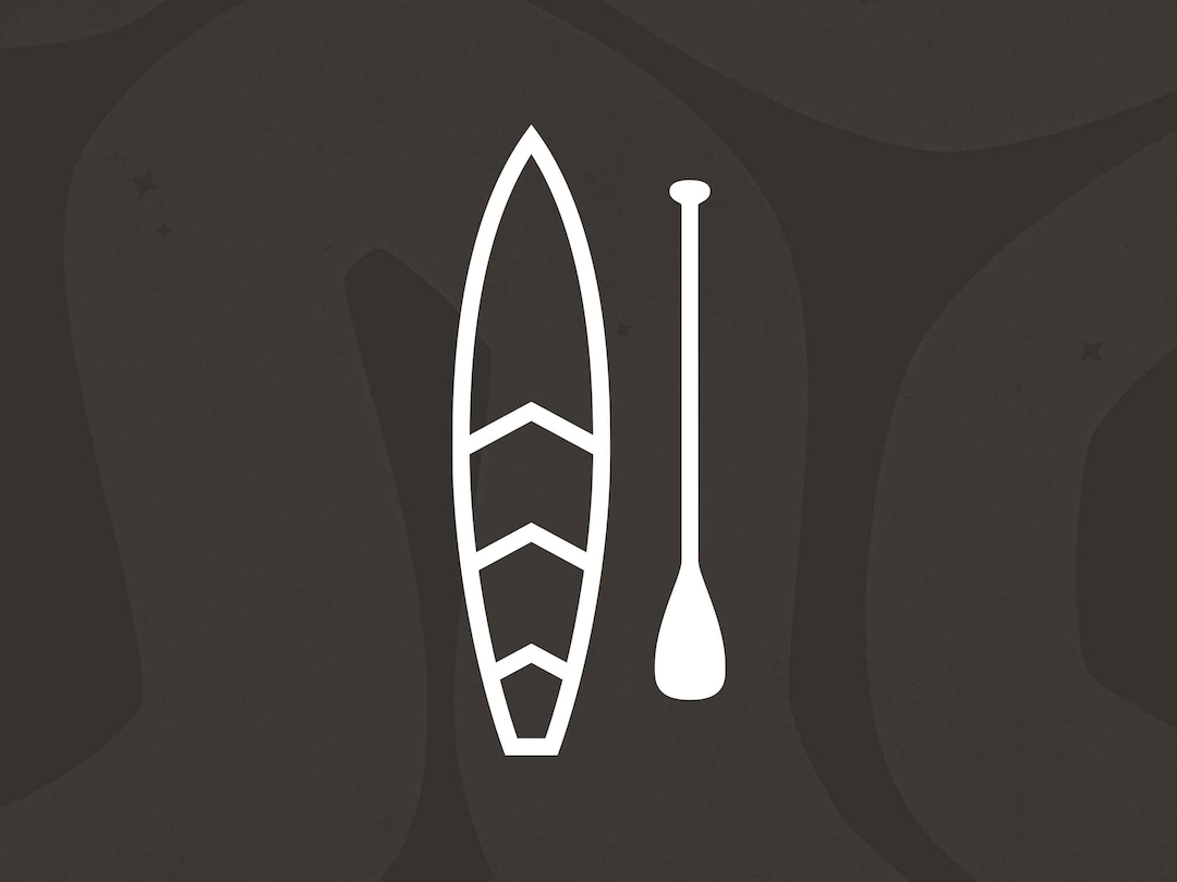 Race Paddle Board Vinyl Decal Sticker, Surf SUP Laptop Decals ...