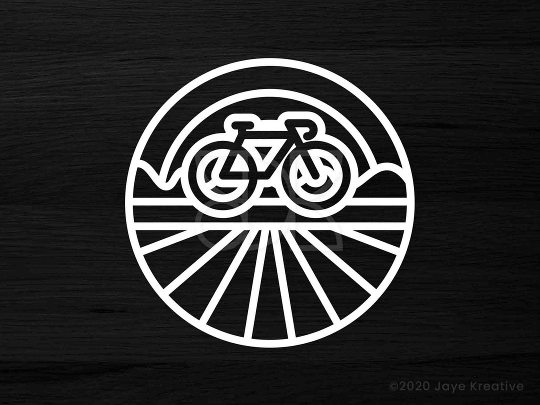 Bike Vinyl Decal Sticker Car/laptop Vinyl Decal - Etsy