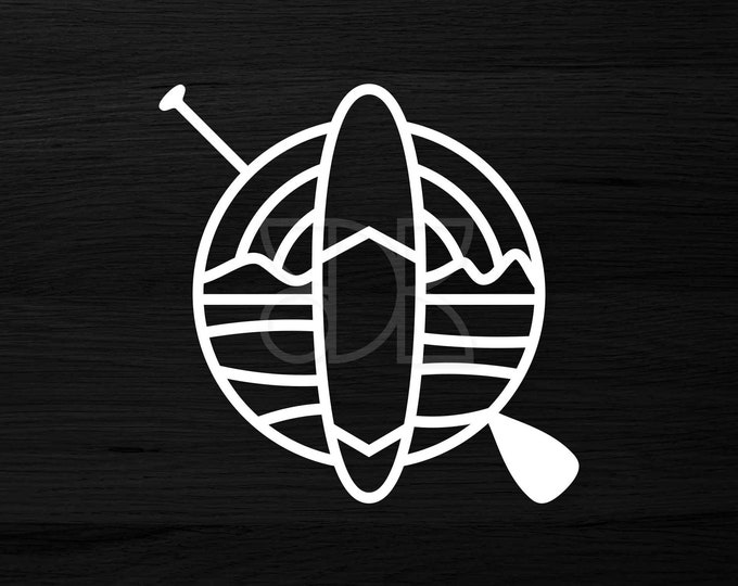Paddle Board Decal | Paddle Board Sticker | SUP Decal | Car Decals ...