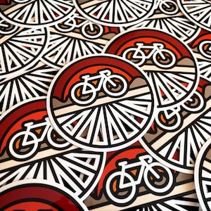 Road Bike Sticker, Waterproof Water-resistant Decal, Bicycle Laptop ...