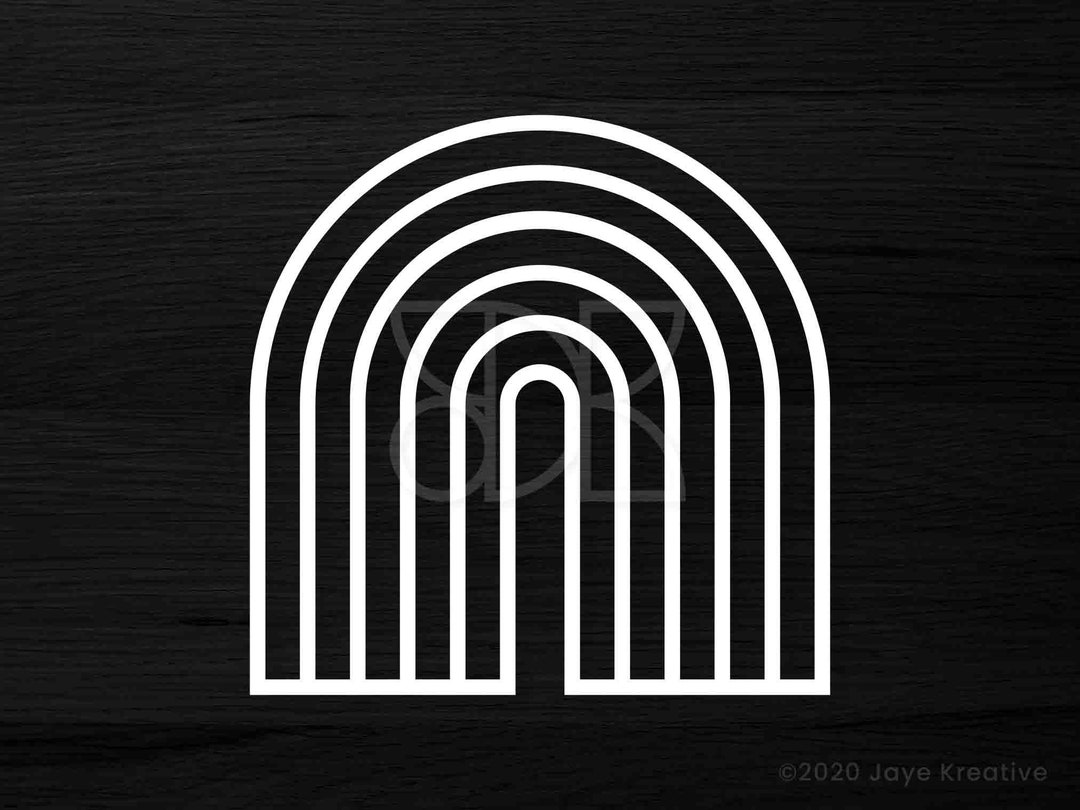 Rainbow Vinyl Decal Sticker Car/laptop Vinyl Decal - Etsy