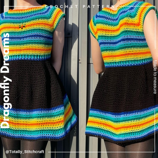 Crochet Raglan Dress Pattern - Etsy