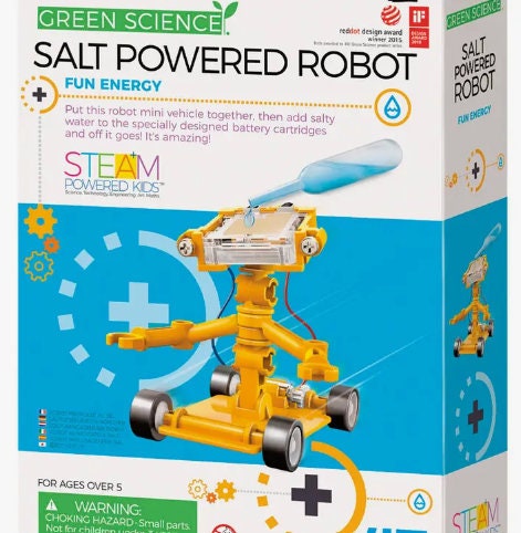 Salt Powered Robot STEM Science Project Kit Conductivity - Etsy